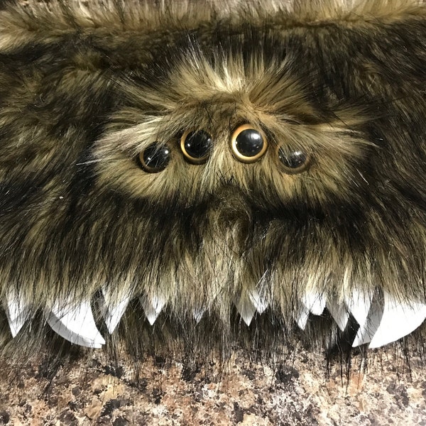 Furry Brown Monster Laptop Sleeve - Etsy
