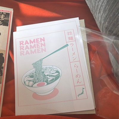 Japanese Ramen Poster, Japanese Noodle Kitchen Printable Wall Art ...