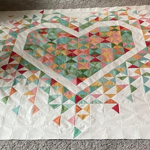PDF Exploding Heart Quilt Pattern Digital Download by Slice of Pi ...