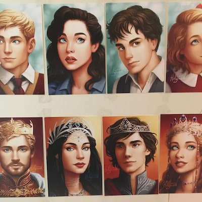 The Chronicles of Narnia Pevensie Portrait Postcards - Etsy