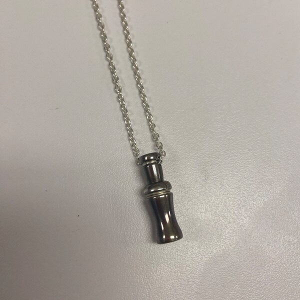 Silver Wood Duck Necklace, Duck Jewelry, Duck Pendant, Bird Necklace ...