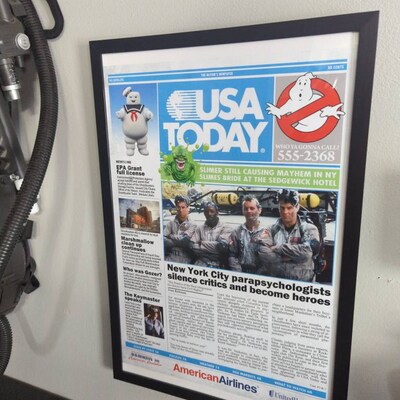 Ghostbusters Fan Art Poster Newspaper / Print - Etsy