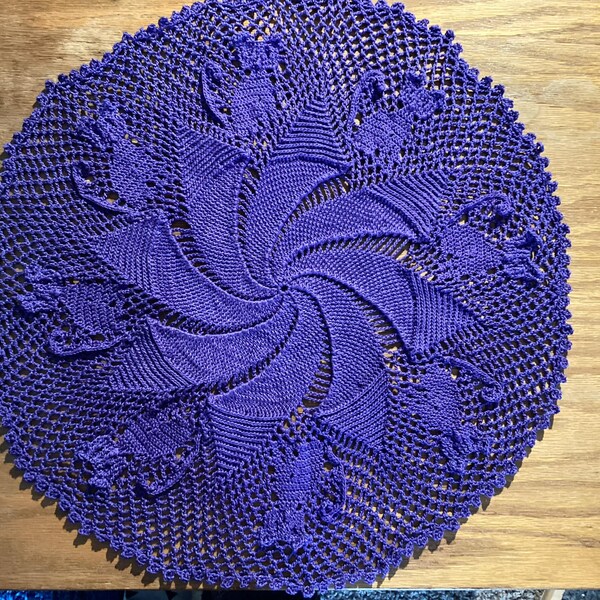 Shadow Cat Pinwheel Doily Pattern - Etsy