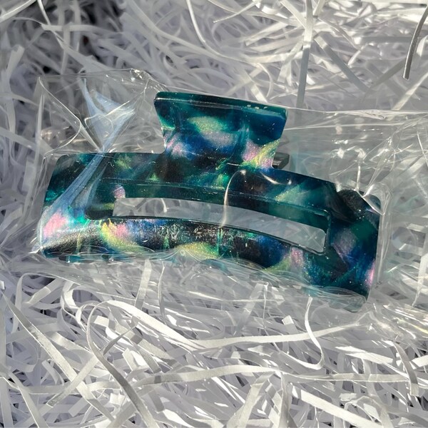 Middle Size 7.5cm Shell Shape Hair Claw, Spring Colour Cellulose ...