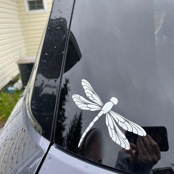Dragonfly Decal, Dragonfly Sticker, Dragonfly Car Window Vinyl - Etsy