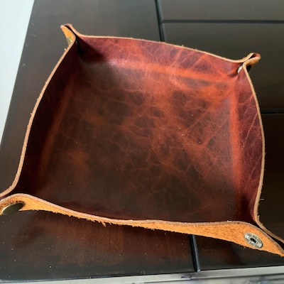 Leather Tobacco Mat in Various Colors and Finishes - Etsy