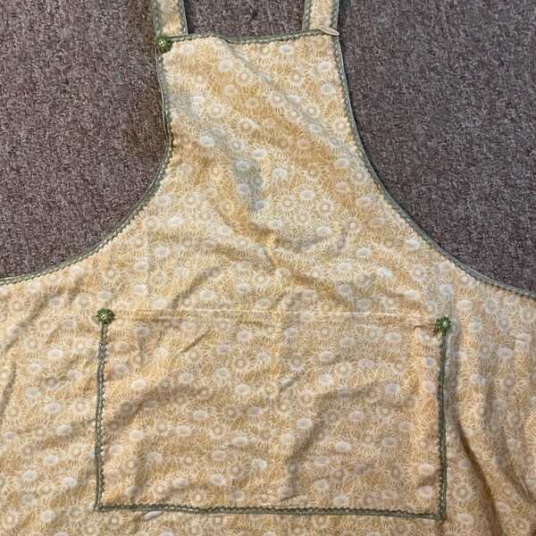 Kitchen Apron Sewing Pattern | Pinafore Apron Pattern | Easy ...