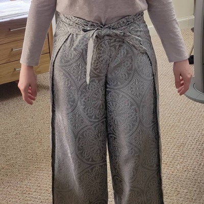 Pants Sewing Pattern PDF, Easy Sewing Pattern for Women's Linen Pants ...