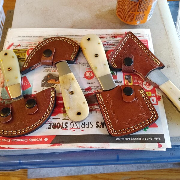 Handmade Damascus Steel Steak Knife Set | Kitchen | Cutlary Set | True ...