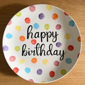 Personalised Foodie Plate Ceramic Plate Custom Name Plate Kids Plate ...