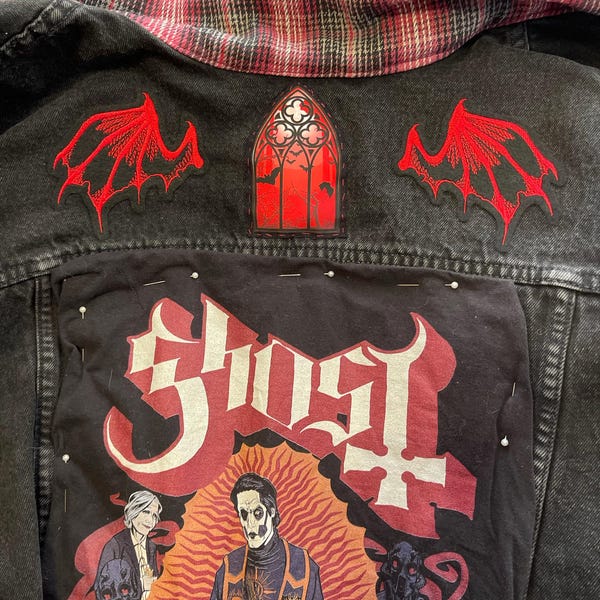 Lady Luck Card Suits Iron on Embroidery Patch Mtcoffinz - Large- Choose ...