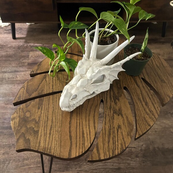 Monstera Leaf Table, Plant Table, Side Table , Coffee Table , Plant ...