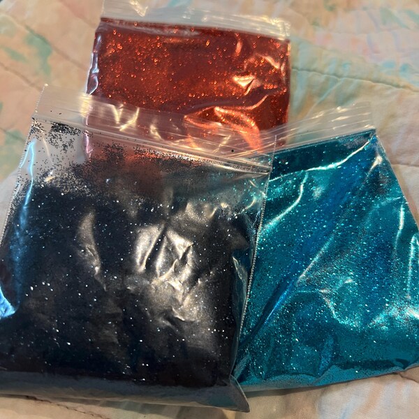 FLASHBACK Chunky Neon Glitters 90s Theme Glitters Chunky Silver ...