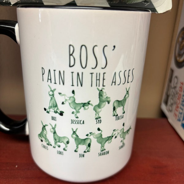 Funny Boss Gift Personalized Gifts for Boss, Fun Boss Mug for Women ...