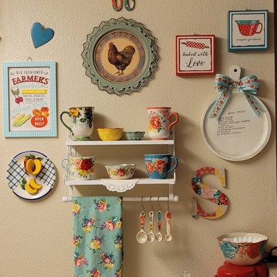 Pioneer Woman Fabric Covered Letters, Ooak, Patchwork, Any Letter ...