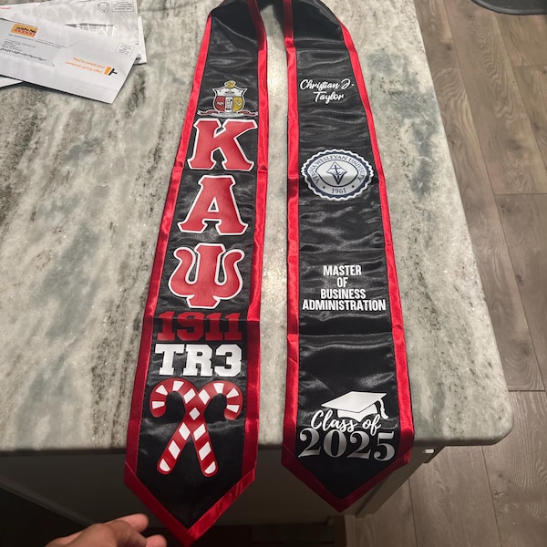 Green Alpha Kappa Alpha Stole - Etsy