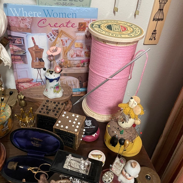 Giant Faux Spool of Thread - 9.5" Tall - Etsy