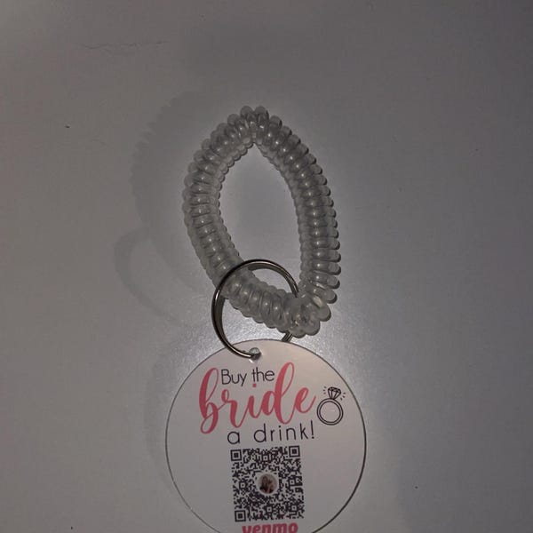 Buy the Bride a Shot, Buy the Bride a Drink, Bachelorette Bracelet ...