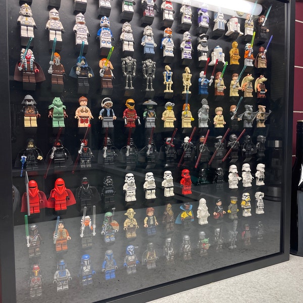 Display Frame for Lego Minifigures Large Storage Case Stand Perspex ...
