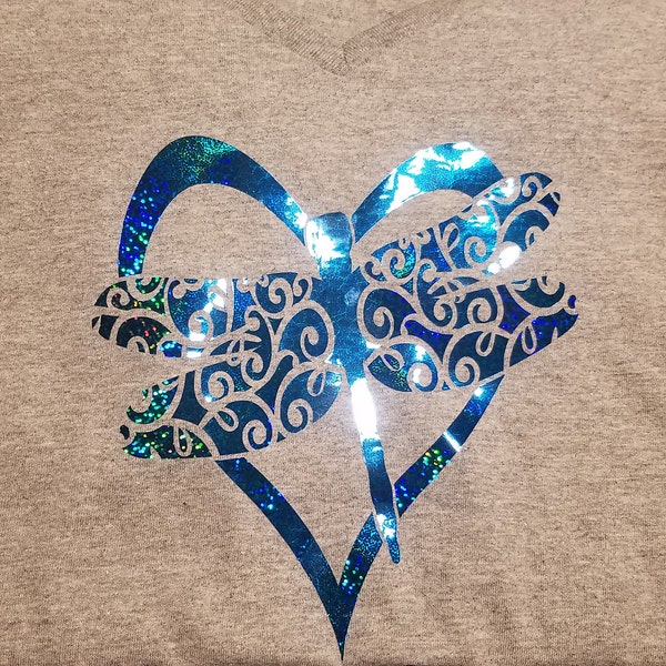 Dragonfly With Heart SVG File,dragonfly SVG Design -vector Art ...