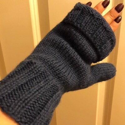 Wool Convertible Mittens Warm Mittens - Etsy