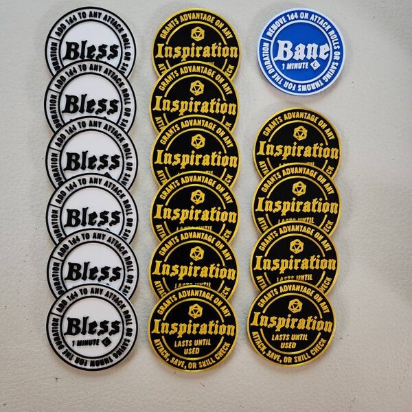 D&D 5e Wizard/sorcerer Spells 3-4 Set | De/buff Tokens | Character ...