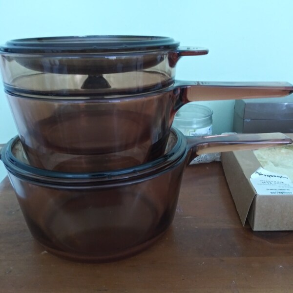 Vision Corning Usa 24 Oz Cranberry Covered Casserole Dish - Etsy