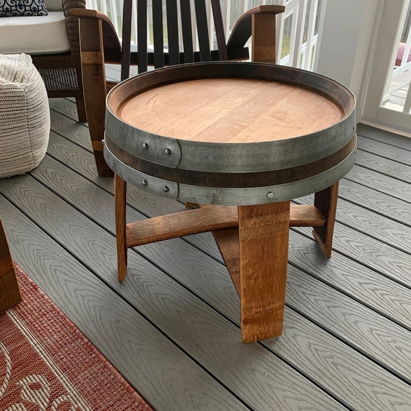 Double Ring Side Table - Etsy