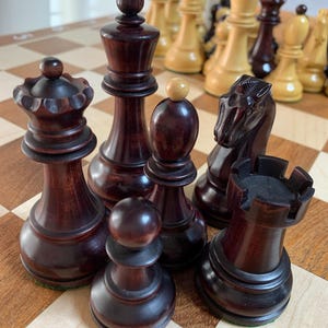 Leatherette Storage Box for Chess Pieces Only With Tray - Coffer Style ...