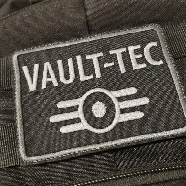 Fallout Vault-tec Corporation Emblem Iron-on Embroidered Patch, Custom ...