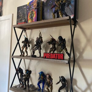 Predator Movie Logo Shelf Wall Art Display Desk Art Classic Film Logo ...