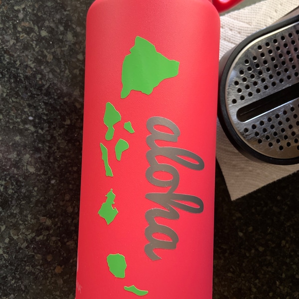 Hawaii Vinyl Decal , Hawaii Islands, HI , Hawaiian Island Decal ...