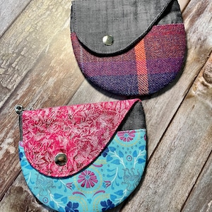 Round Wing Zipper Pouch PDF Sewing Pattern - Etsy