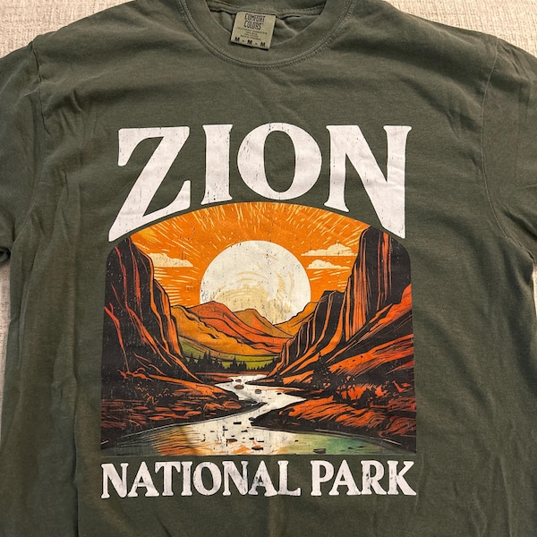 Vintage National Parks Long Sleeve Shirt 63 US National Park Lover ...