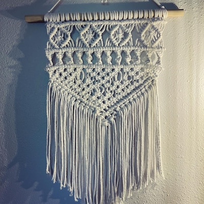 Macrame PATTERN Written PDF and Knot Guide Diy Macrame Wall Hanging ...