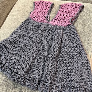 Crochet Dress PATTERN Sarafan Dress sizes up to 5 Years - Etsy