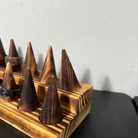 Large Ring Tiered Display / Tiered Jewelry Store Ring Display ...