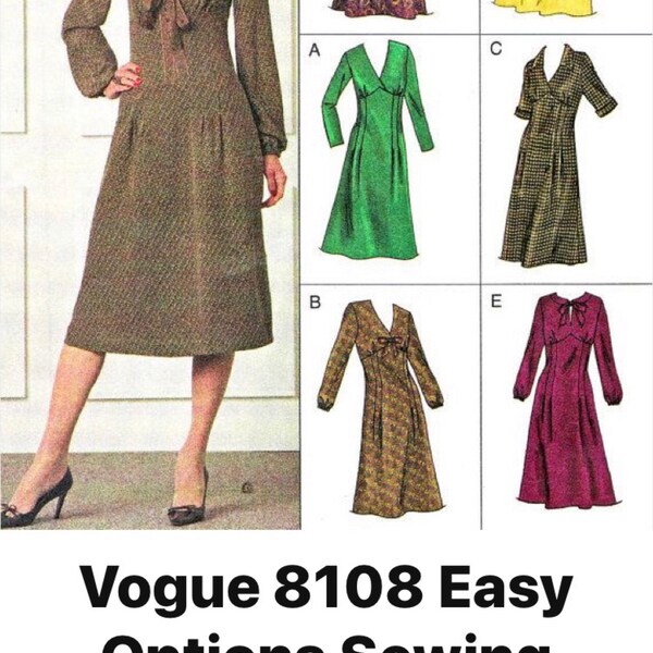 UNCUT Vogue 9330 the Vogue Woman Sewing Pattern, Size 14-16-18, Misses ...
