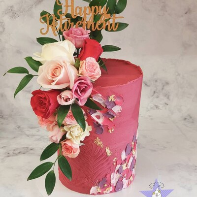 Happy Birthday Grandma Glitter Cake Topper SINGLE / DOUBLE SIDED Nanny ...