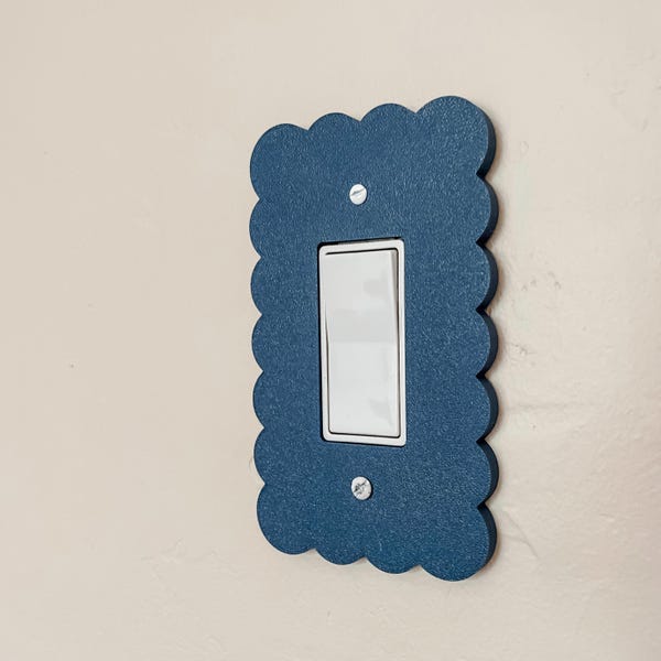 Wavy Cloud Toggle Switch Cover Plate, Decora Rocker Faceplate ...