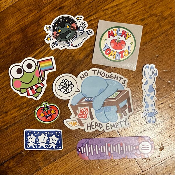 Sparkly Art Block Waterproof Stickers! - Etsy