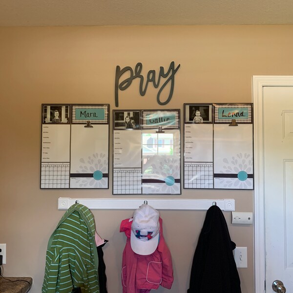 Editable Teal Chevron Chore Chart PDF File Instant Digital Download - Etsy