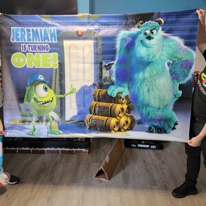 Monsters Inc Party Banner - Etsy