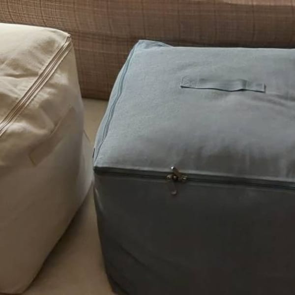 Handmade Heavy-duty Real Canvas Storage Bag, Fabric Cube Tote Bag - Etsy