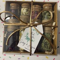 Artisan Tea Collection: Glass Tube Tea Set With 12 Exquisite Flavors ...