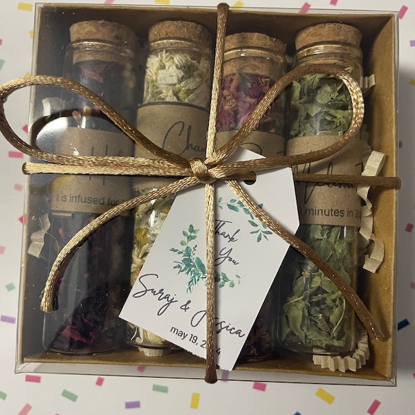 Tea Delight Quartet Box - 4 Exquisite Teas - Perfect for Tea Themed ...