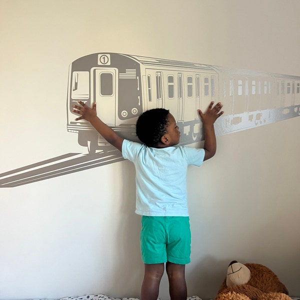 New York City Subway Wall Decal Sticker. NYC Train Transportable. Urban ...