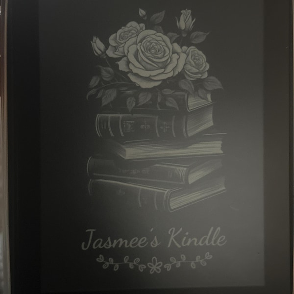 YOUR NAME Personalized Kindle Lock Screen, Wallpaper for Kindle ...