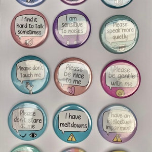 Emotions Badge Set INCLUDES 6 Badges Emotions Feelings - Etsy Australia
