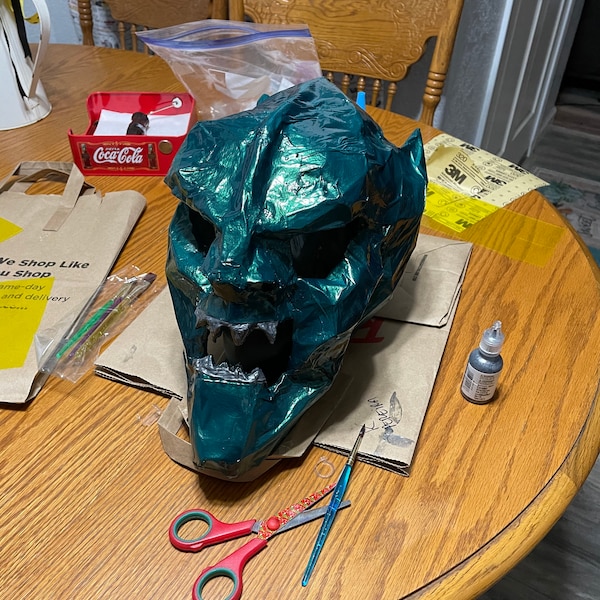 Template MF Doom Mask Papercraft Template, Instant Pdf Download, 3D Low ...